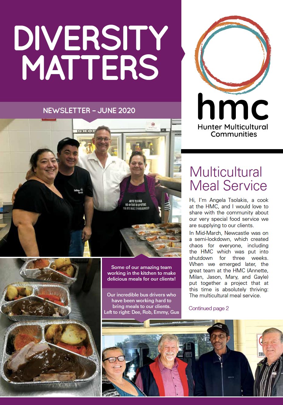 Diversity Matters Newsletter – June 2020 – Hunter Multicultural Communities