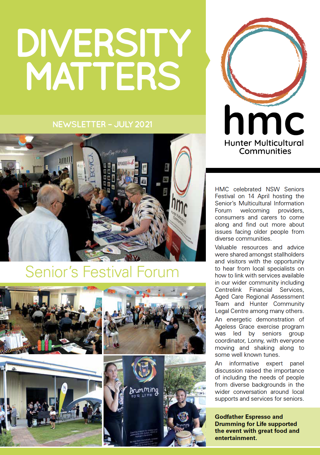 Diversity Matters Newsletter – July 2021 – Hunter Multicultural Communities